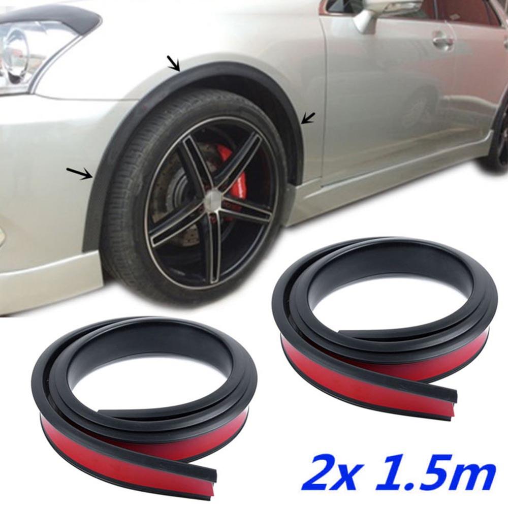 2Pcs Universal Car Splash Guard Fender Flare Exten... – Grandado