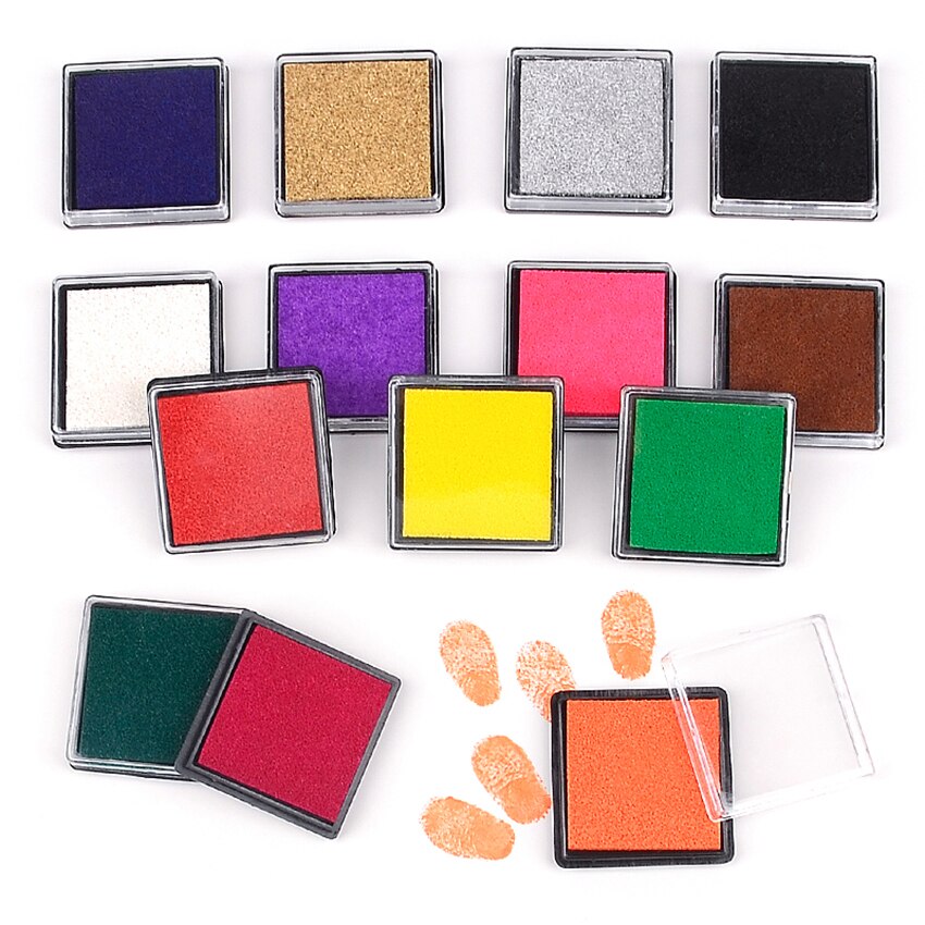 1PC Craft Ink Pad Stamps Partner DIY Color Rainbow... – Grandado