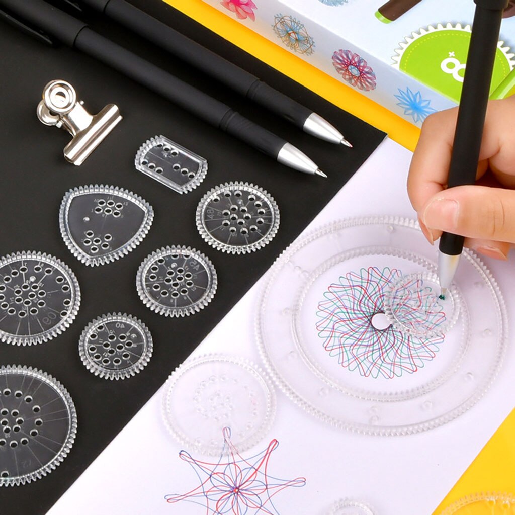 Portable Spiral Art Set 18 Pcs/28Pcs Portable Draw... – Vicedeal