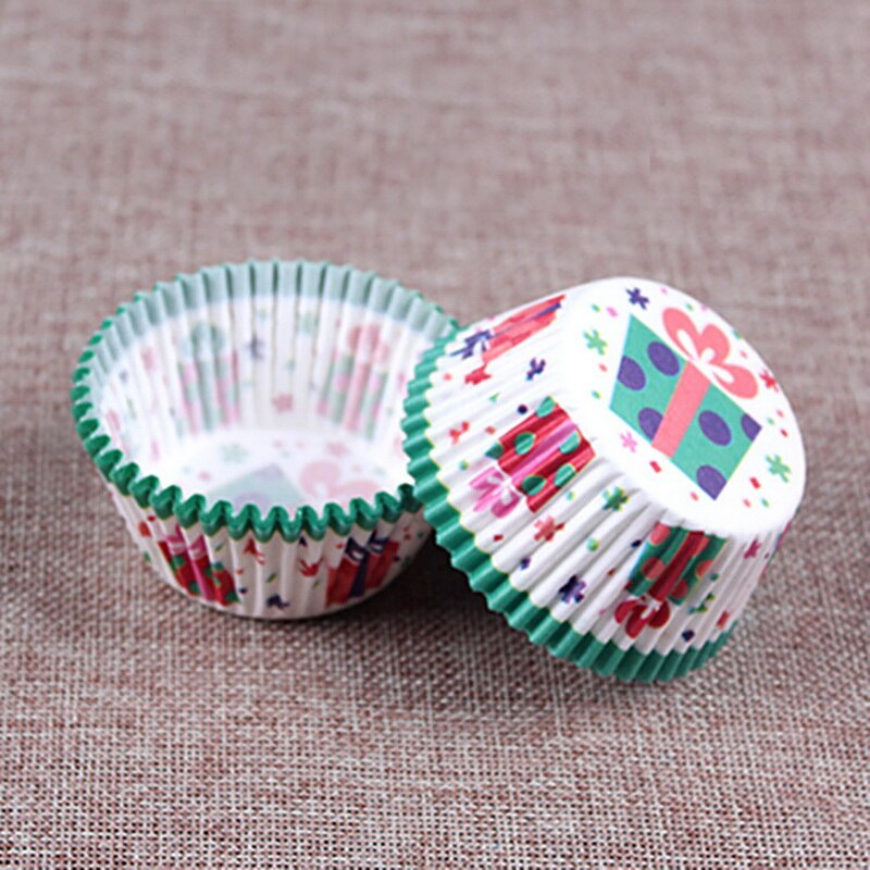 100Pcs Muffins Papier Cupcake Wrappers Bakselkoppe... – Grandado