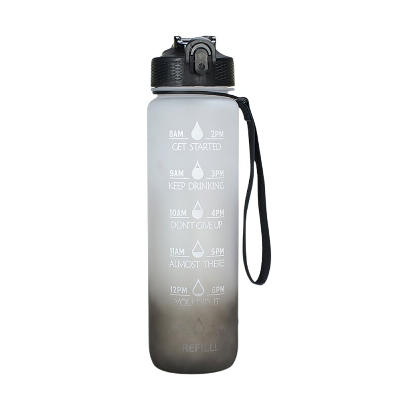 1L Sports Fitness Water Bottle Bounce Cover Portab... – Grandado