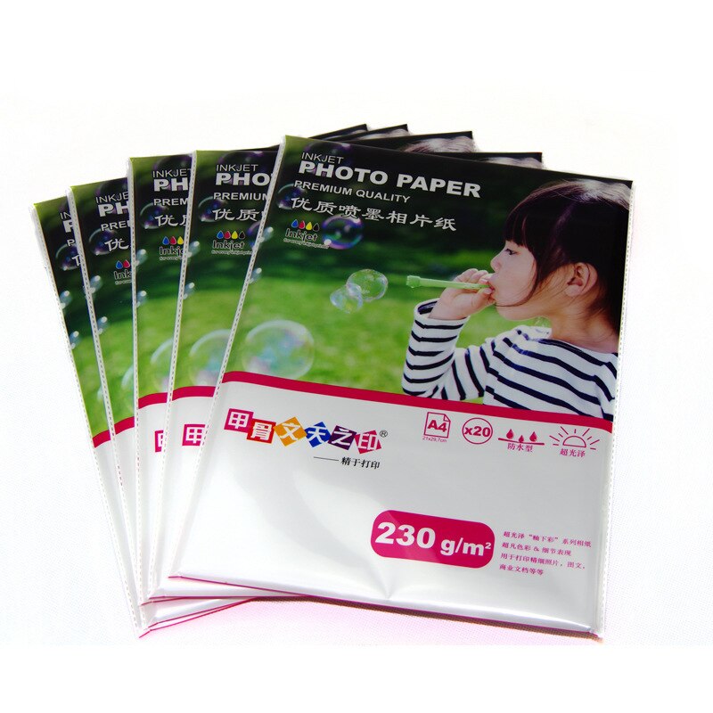 100sheets 3R 4R 5R A4 A5 A6 High Glossy Photo Pape... – Grandado