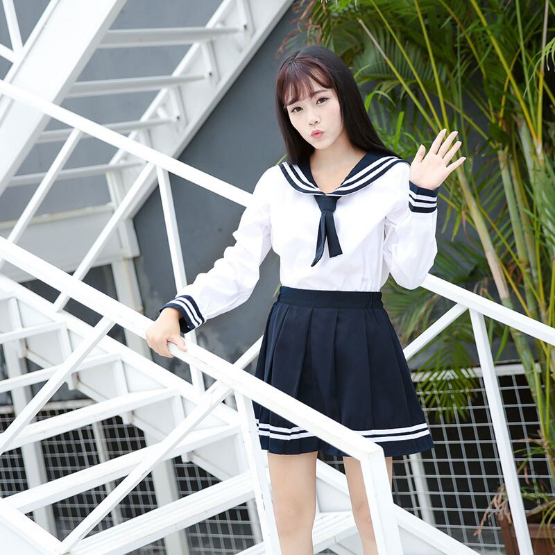 Japanese Uniforms Navy Sailor Suit For Women Kansa Grandado