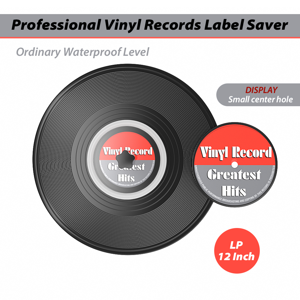 Vinyl Record Label Saver, EP LP Clean Saver, limpe... – Vicedeal
