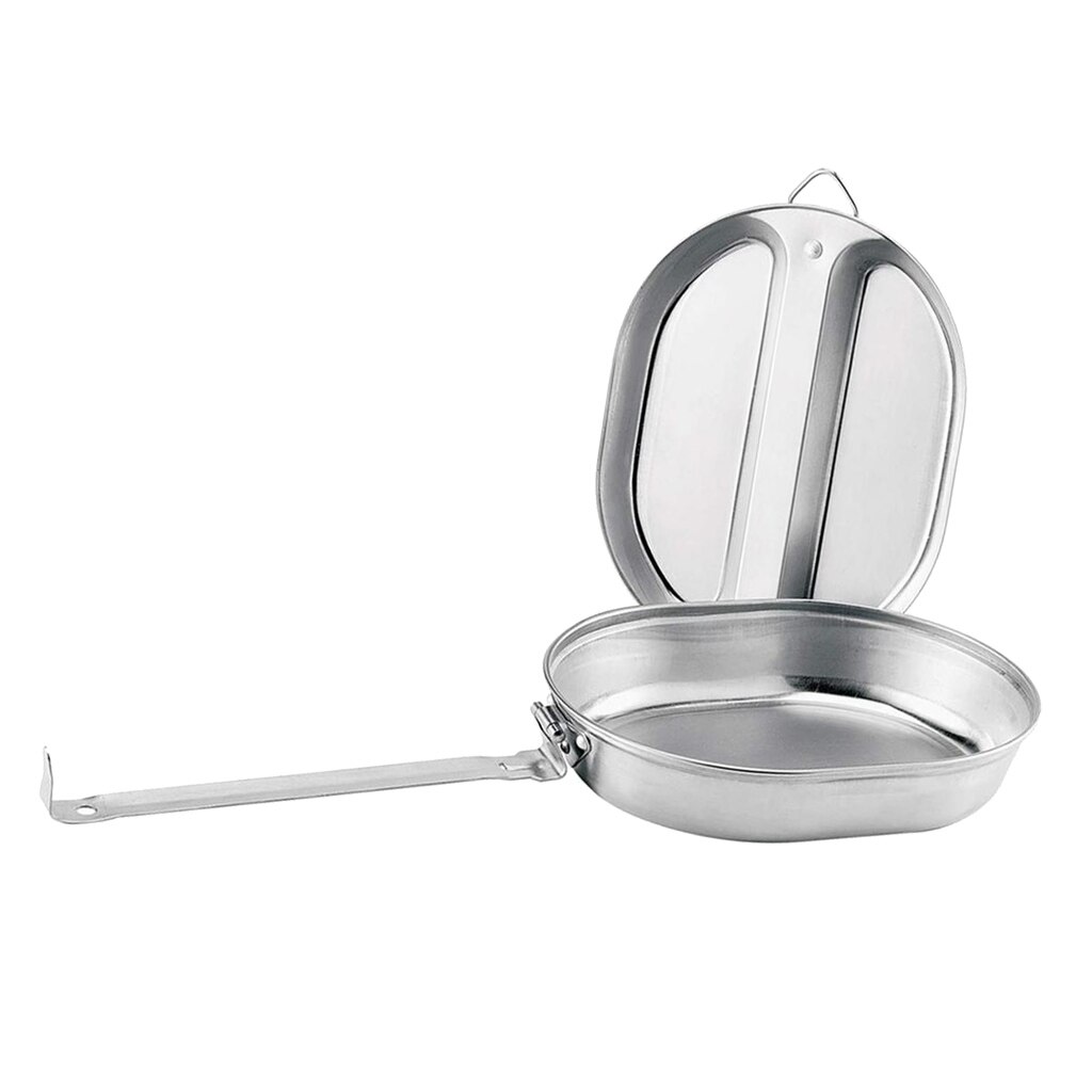 Outdoor Tableware Stainless Steel Frying Pan Mess ... – Grandado