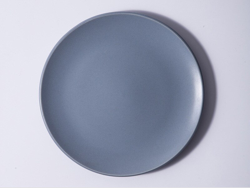 Solid Matte Ceramic Plate Household Japanese Steak... – Vicedeal