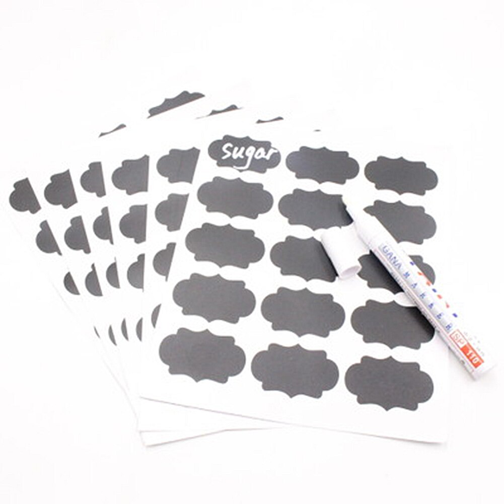 6 Stks/set Glazen Fles Label Sticker Pvc Lijm Klei... – Grandado