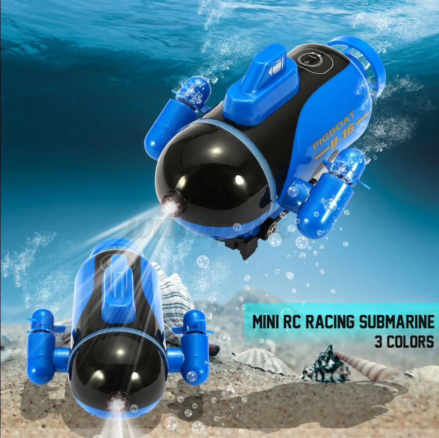 1Pc RC Submarine Spielzeug Mini RC Boot Unterwasse... – Grandado