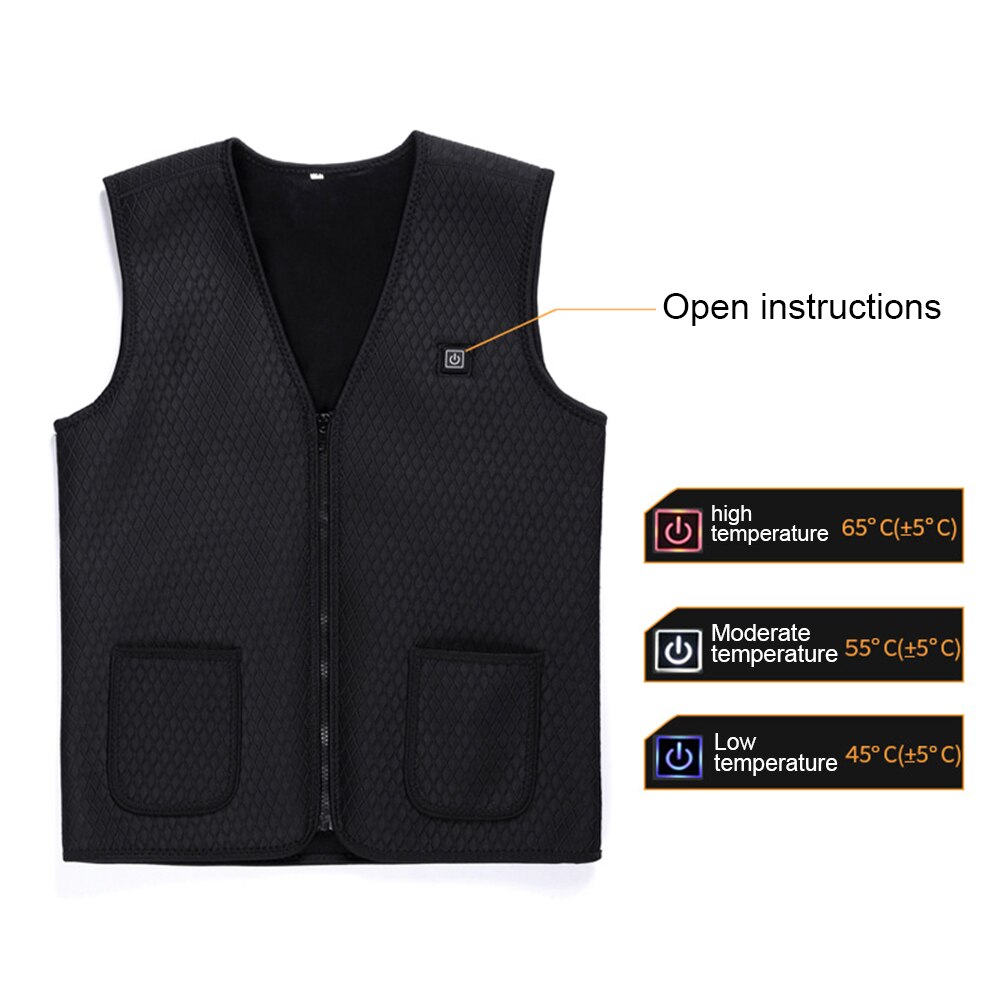 Usb Heating Men/women Vest Outdoor Infrared Jacket... – Grandado