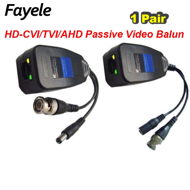 1CH 1 Pair HD CVI TVI AHD Passive Balun RJ45 CCTV ... – Grandado