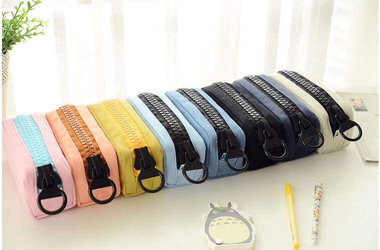 Large Capacity Zipper Pencil Case for School Stude... – Vicedeal