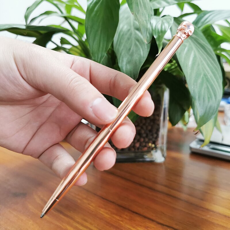 1 pcs Luxury crystal pen Metal ballpoint pen Stude... – Grandado