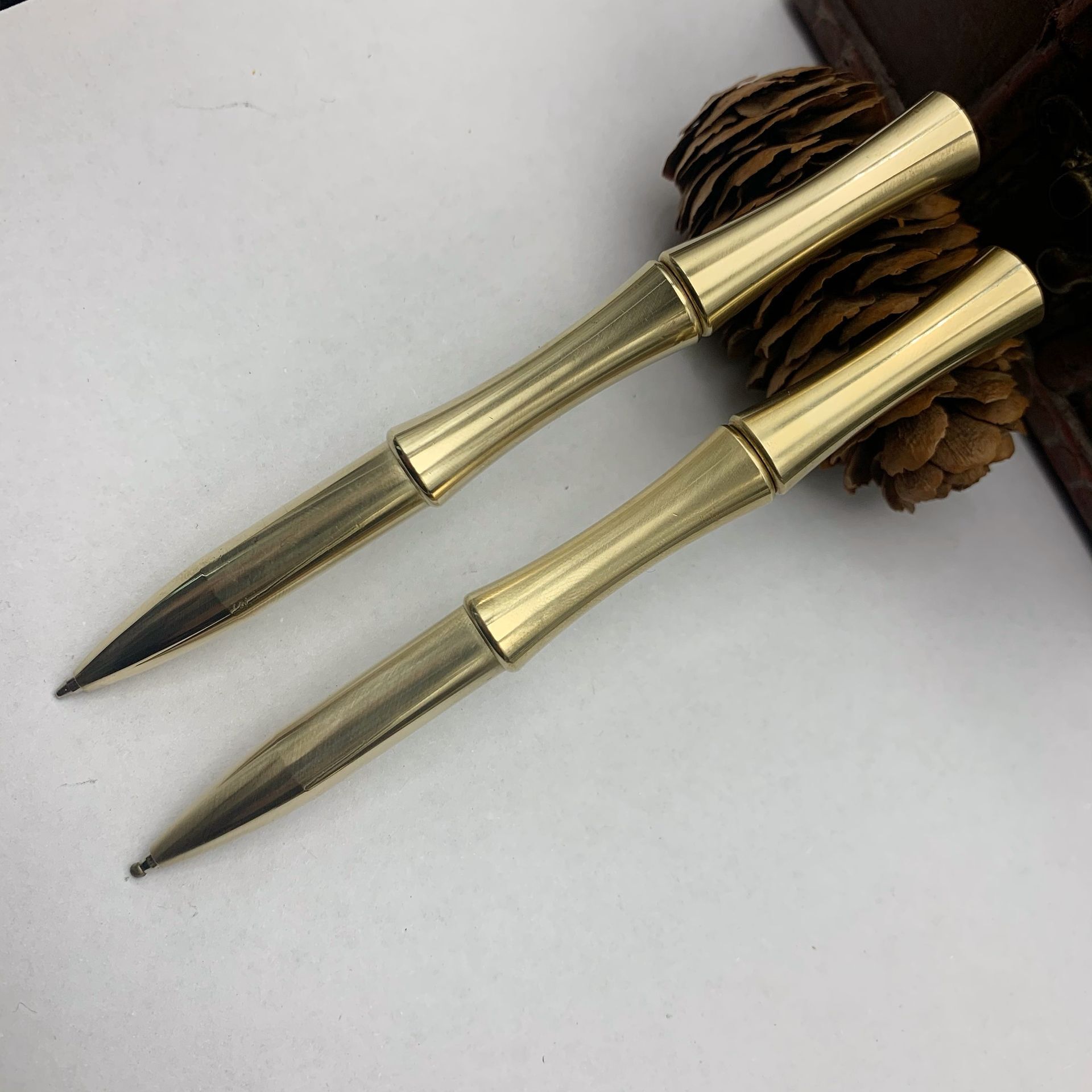 2PCS / Lot brass pen signature pen writing pen pen – Vicedeal