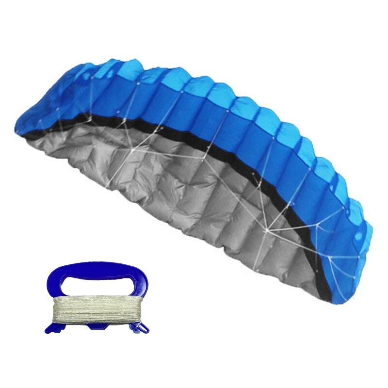 Double Line Stunt 2.5m Parafoil Kite Soft Skeleton... – Vicedeal