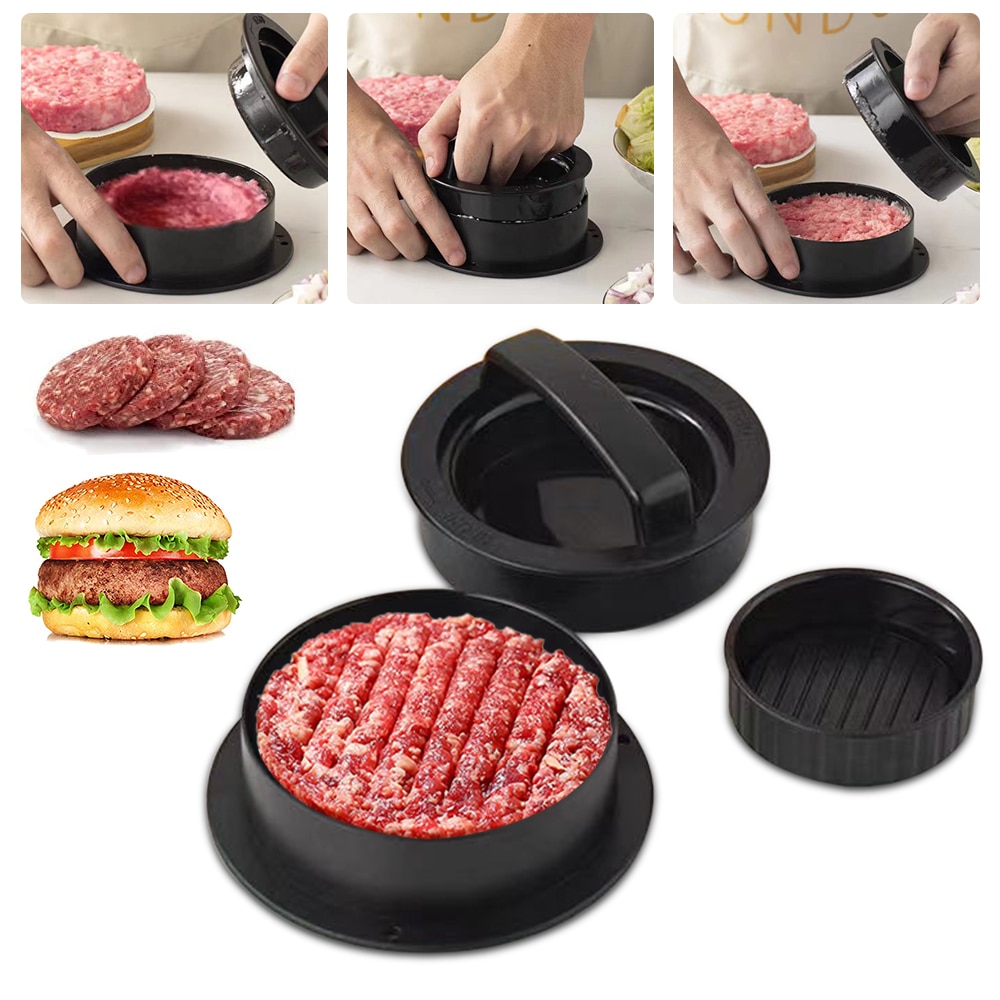 Manual ABS Hamburger Meat Press Maker Non-Stick St... – Grandado