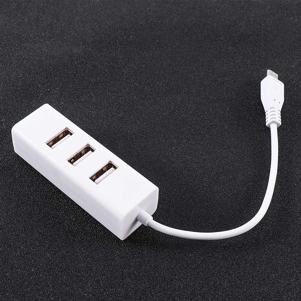 Multi-function White Micro USB To 4 Port OTG Hub F... – Grandado