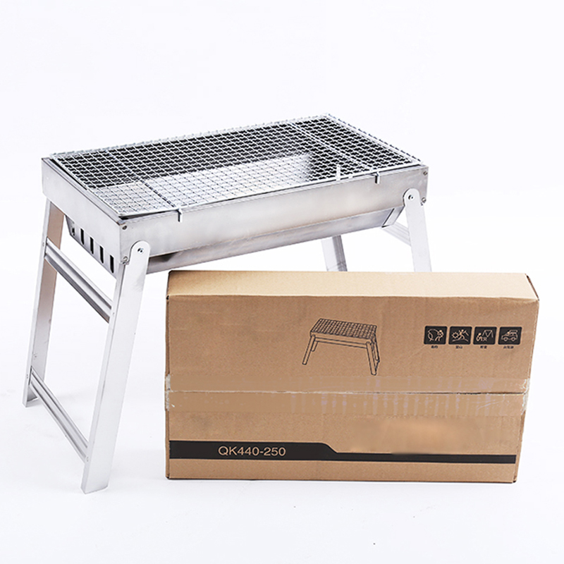 Outdoor foldable portable steel charcoal barbecue ... – Vicedeal