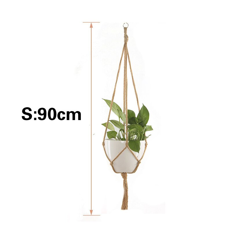 1Pcs Pot Hanging Rope Hemp Ropes Macrame Plant Flo... – Vicedeal
