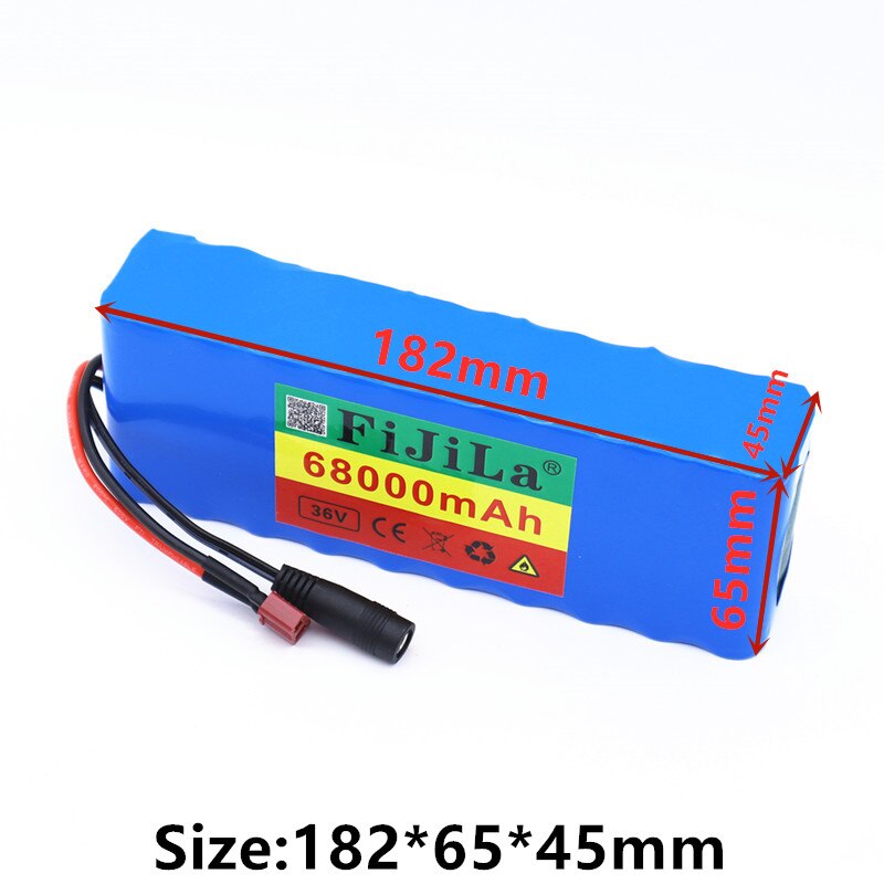 36V 68Ah 10S2P 18650 Rechargeable battery pack 680... – Vicedeal