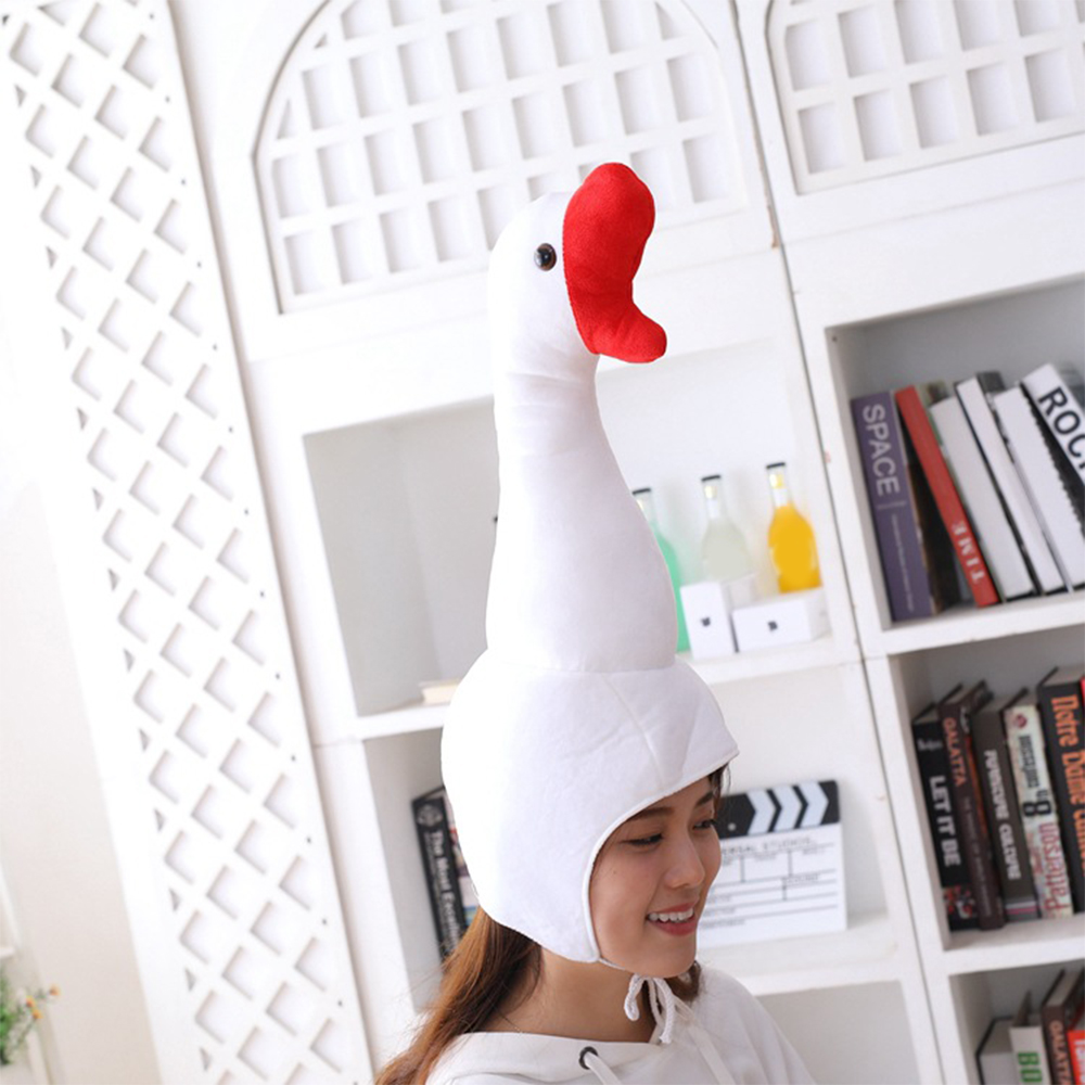 Lovely Soft Warm Long Goose Head Cap Animal Hats E... – Grandado