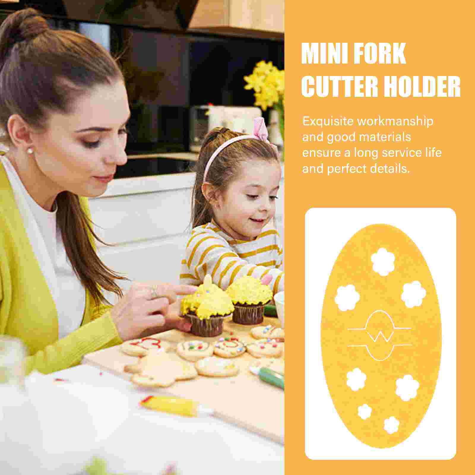 8Pcs Easter Egg Shape Fork Bag Egg Shape Cutlery S... – Vicedeal