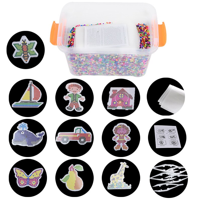 20000pcs/set Mixed color 5mm Perler Toys hama bead... – Vicedeal