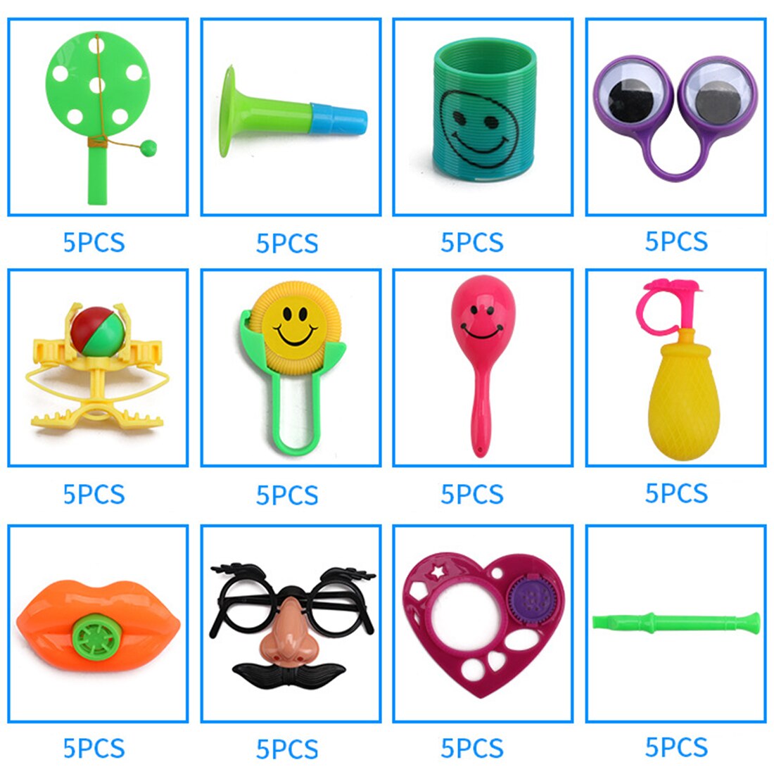 120Pcs Children Kid's Party Toys Cartoon Hat Wave ... – Grandado