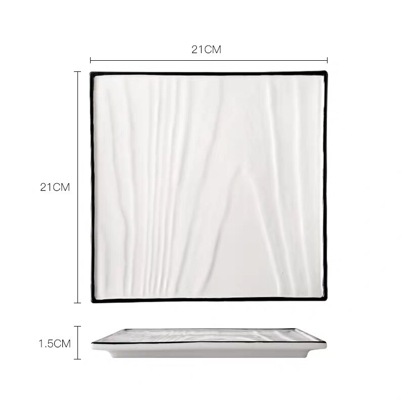 Nordisk stil keramisk pasta sushi tallrik västerlä... – Grandado