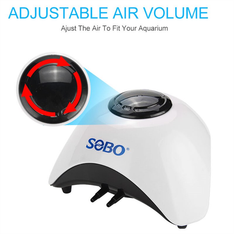 SOBO 5W 10W Fish Tank Inflation Pump. Oxygen Air P... – Vicedeal