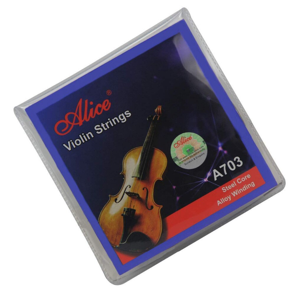 5 Sets Alice A703 Rvs Core Nickel Silver Wound 4/4... – Grandado