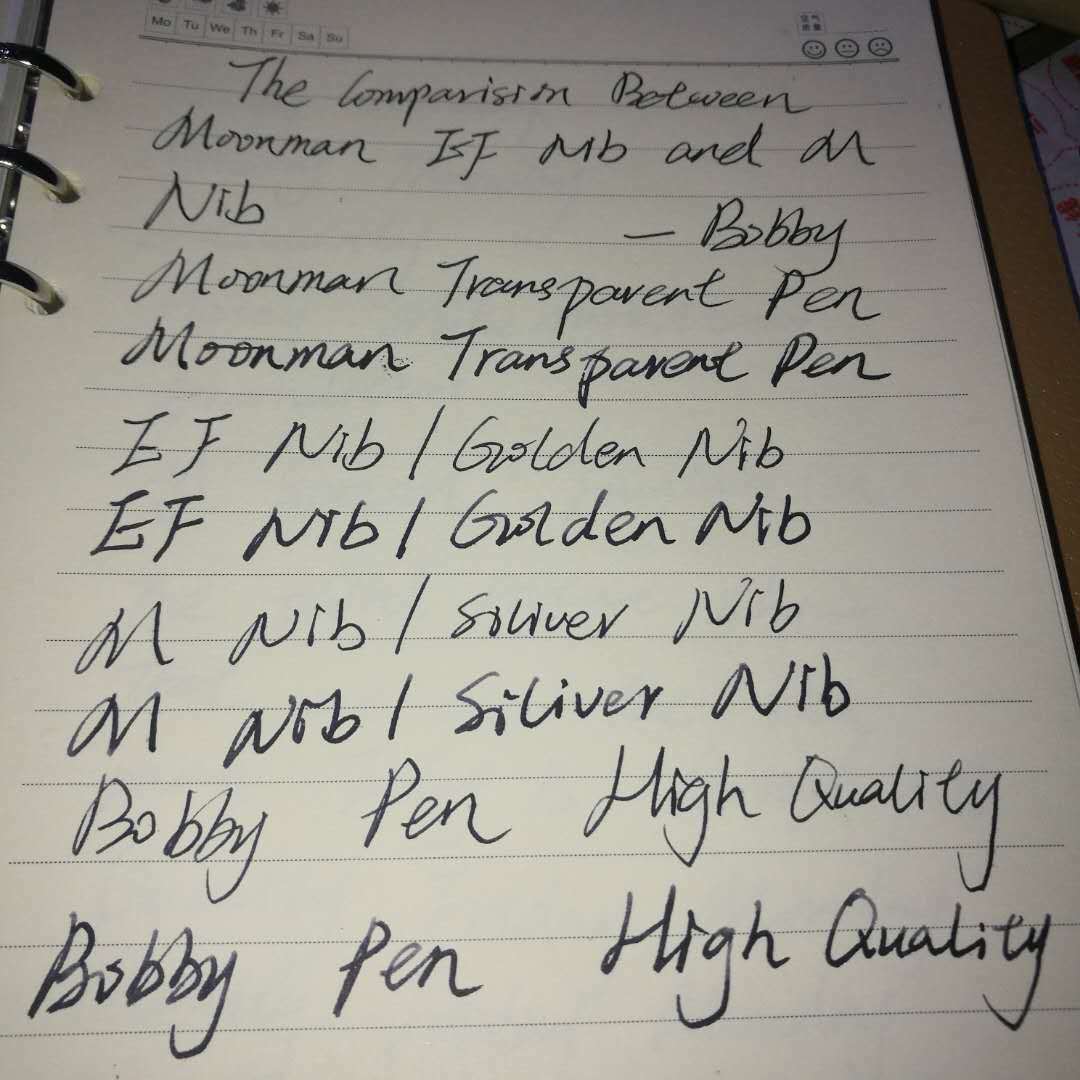 Moonman M2 Transparent Fountain Pen Ink Pen M NIb ... – Grandado