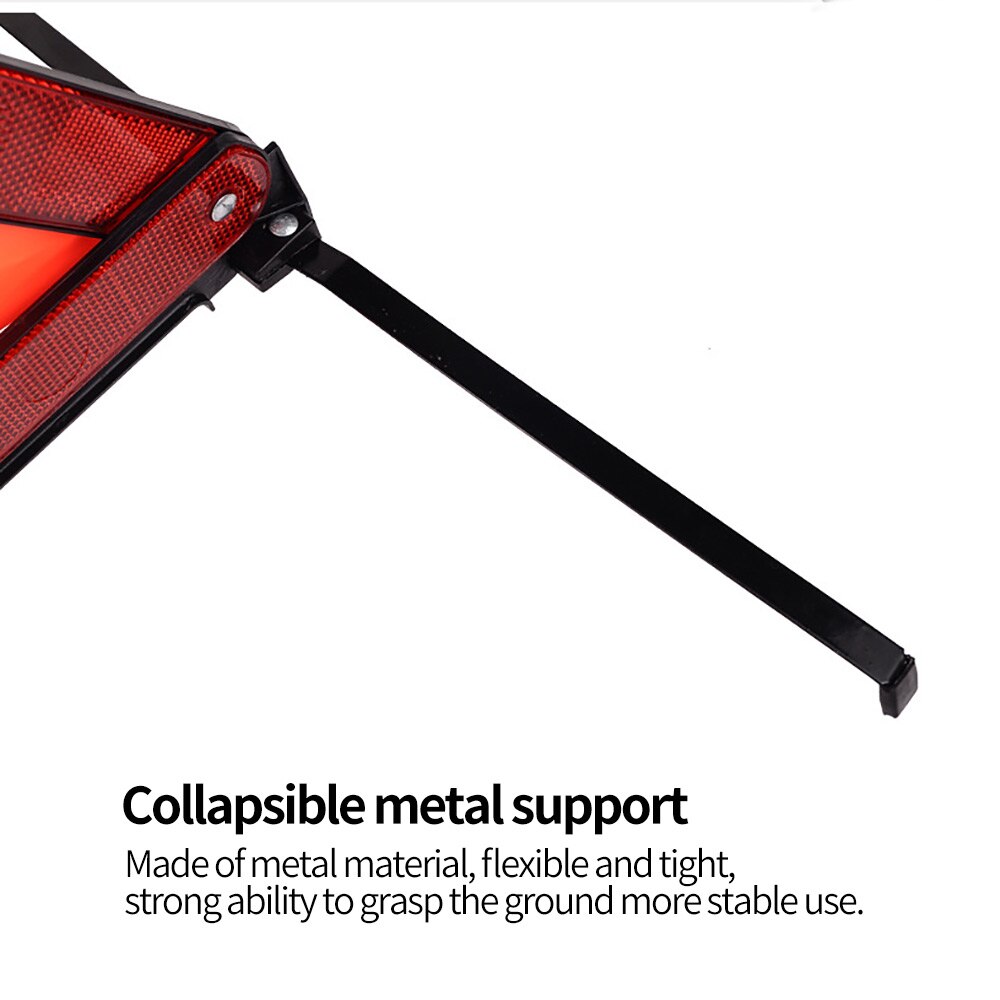 Collapsible Warning Triangle Car Reflective Tripod... – Grandado