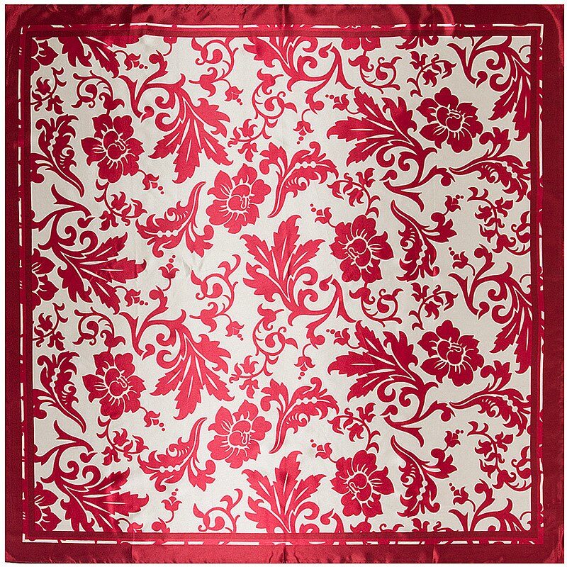 Silk Scarves Head Handkerchief Shawl Wraps 90-90CM... – Vicedeal