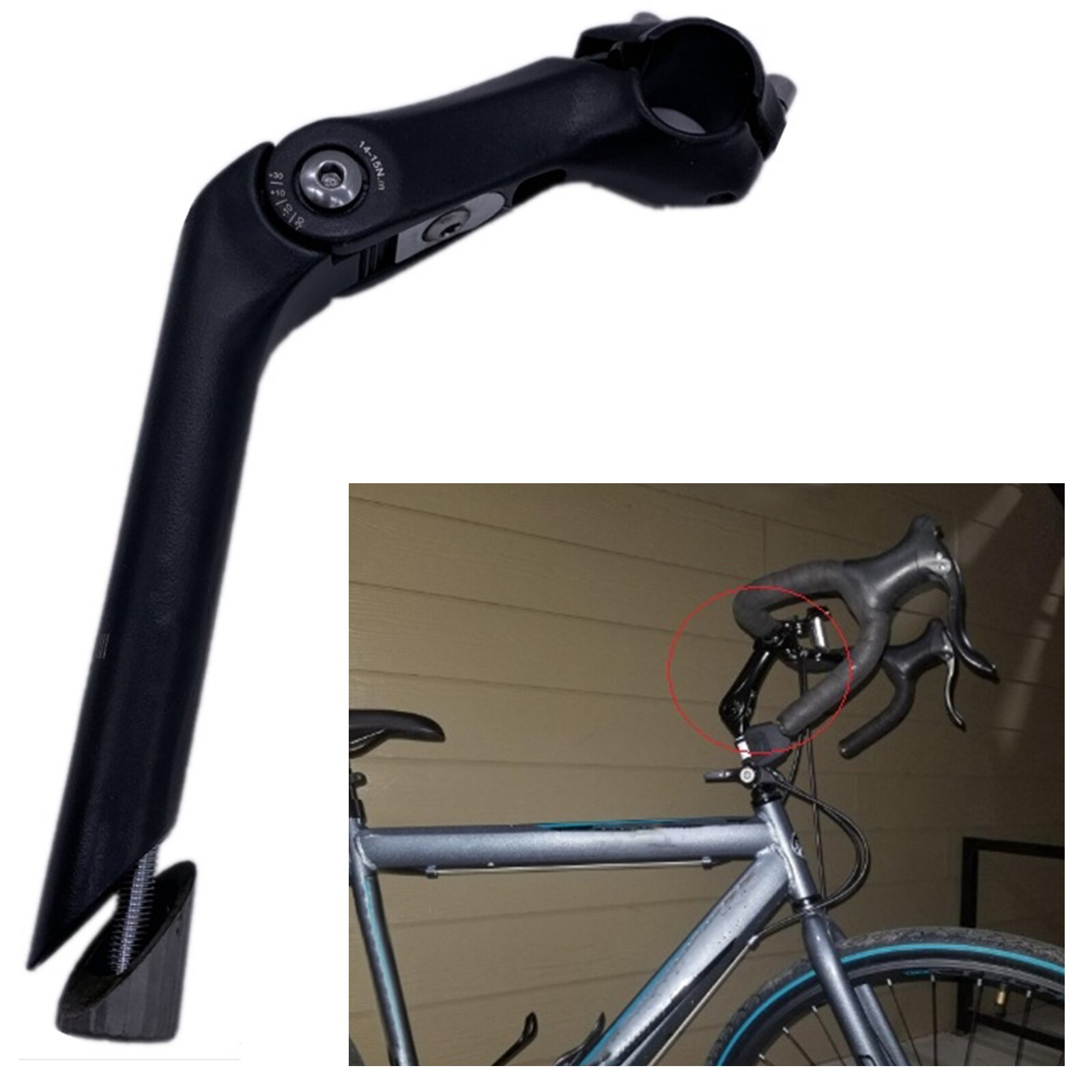 Quill Stem MTB Road Bike Gooseneck 25.4mm Front Fo... – Vicedeal