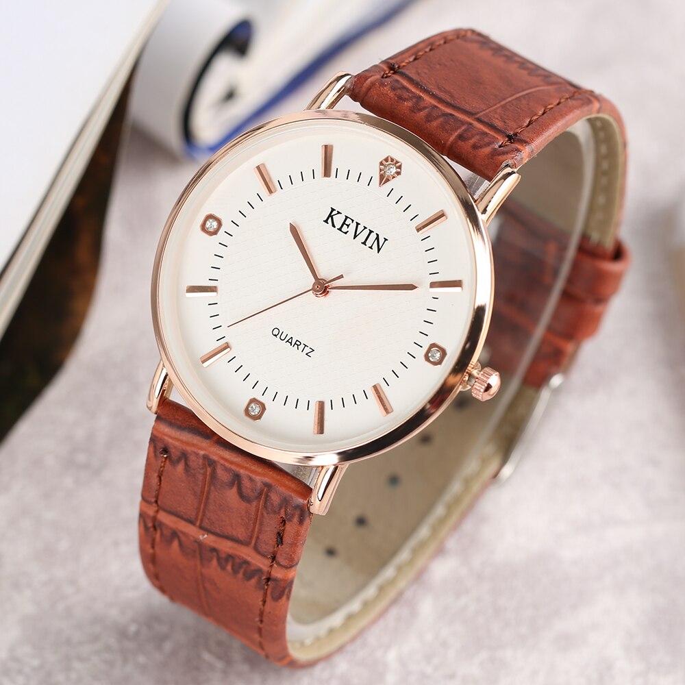 KEVIN Simple Style Stainless Steel Band Women Quar... – Grandado