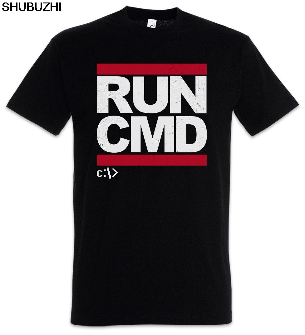 Run Cmd T-shirt Dmc Hacker Informeren Atik Compute... – Vicedeal