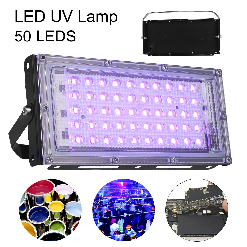 50 LED 50W UV Flood Light UV Germicidal Lamp Spotl... – Grandado