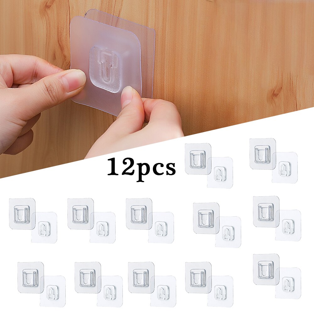 Dubbele Kleefband Muur Haken Wall Mounted Lijm Ops... – Grandado