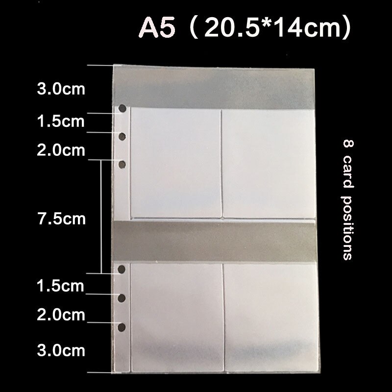 A5 Translucent PP Bag Loose-leaf Bill Information ... – Grandado