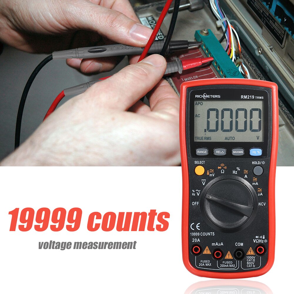 Digital Multimeter 19999 Counts Auto Ranges Digita... – Grandado