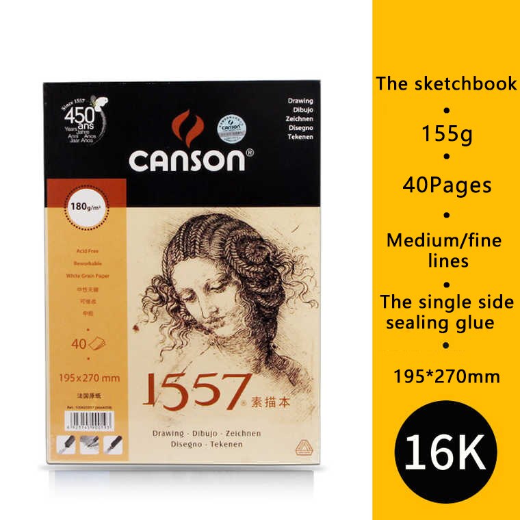 French Canson[1557 series] beginners sketchbook ad... – Grandado