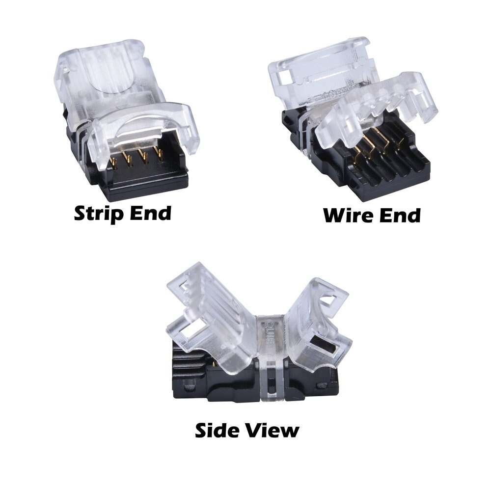 2Pin 3Pin 4Pin 5Pin 8MM 10MM12MM Wire to LED Strip... – Vicedeal