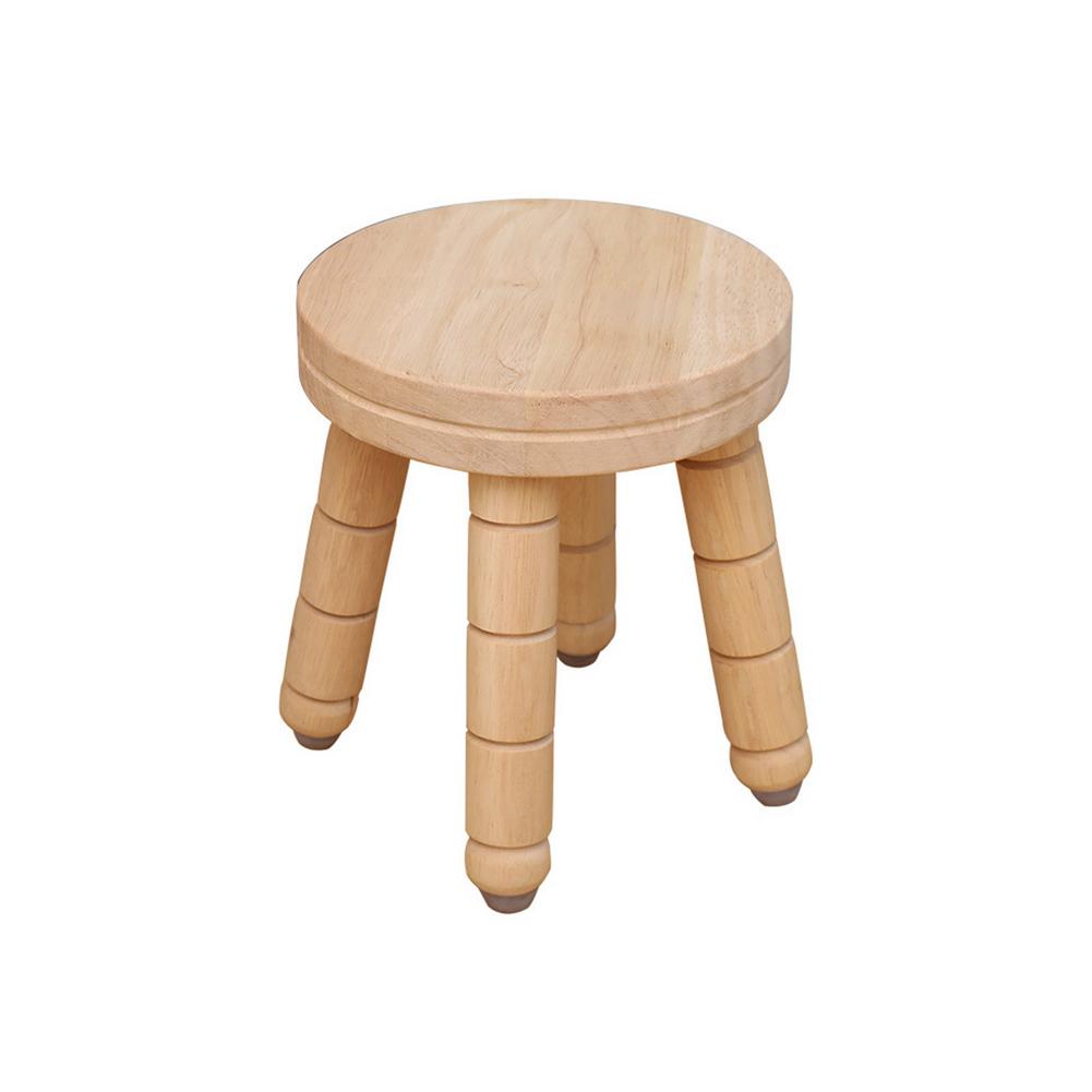 Small Wood Stool Square Modern Low Stool Family Li... – Grandado