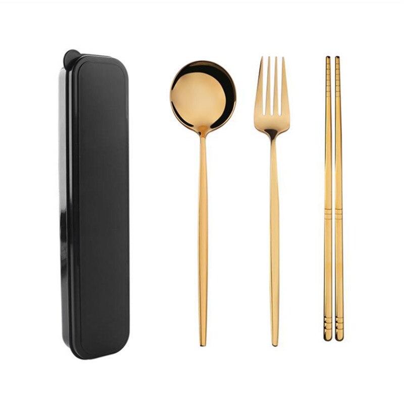 European Portable Dinner Set Cutlery Stainless Ste... – Vicedeal