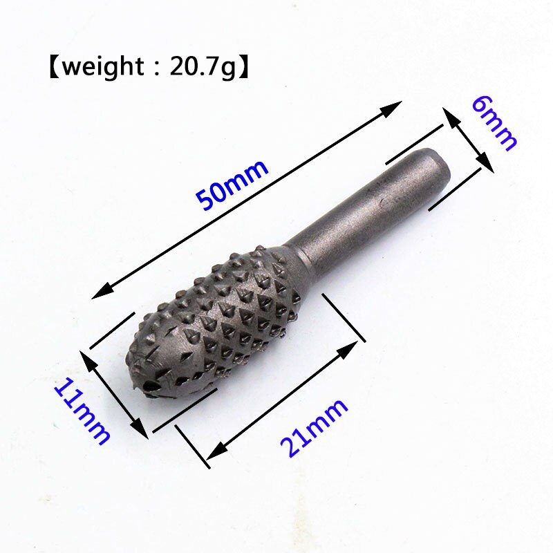 5 stks Staal Roterende Rasp File Boren 1/4 "Shank ... – Grandado