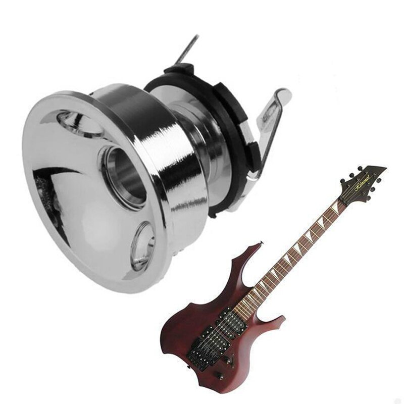 Electric Guitar Chrome Socket Jack Plate Holder fo... – Grandado