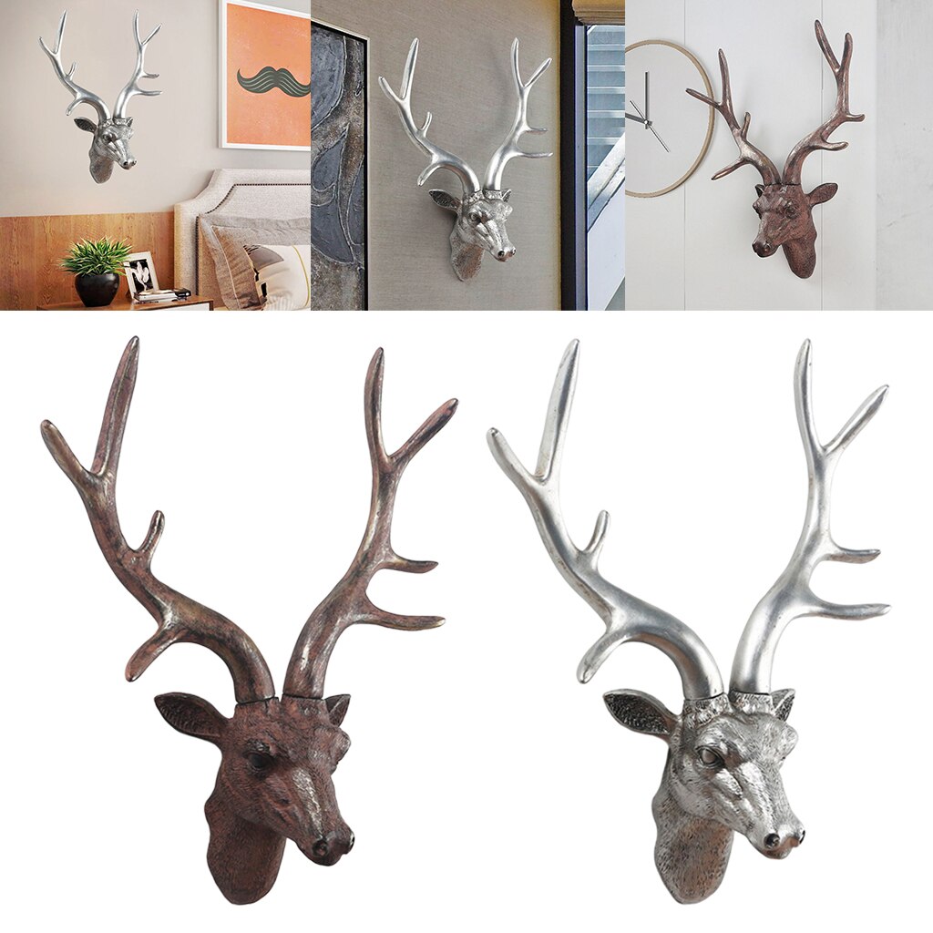3D Herten Hoofd Muur Decor Muur Dierenkop Nordic A... – Grandado