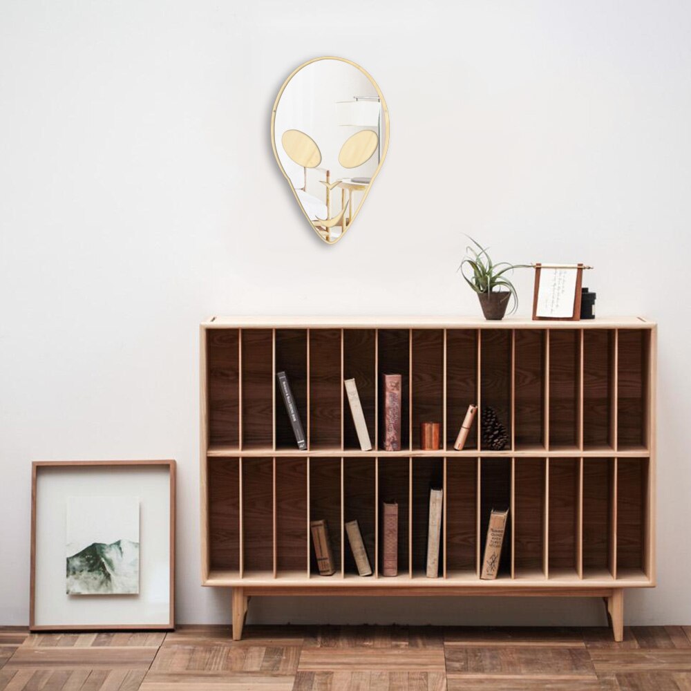 E.T. Science Galaxy Planet Alien Wall Mirror Woode... – Grandado