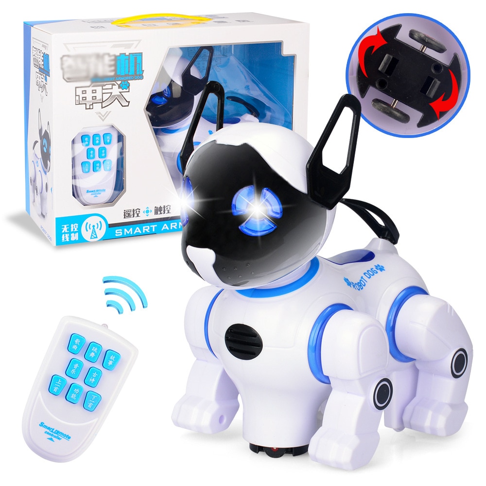 RC Armored Dog Remote Control Smart Dog Electronic... – Grandado