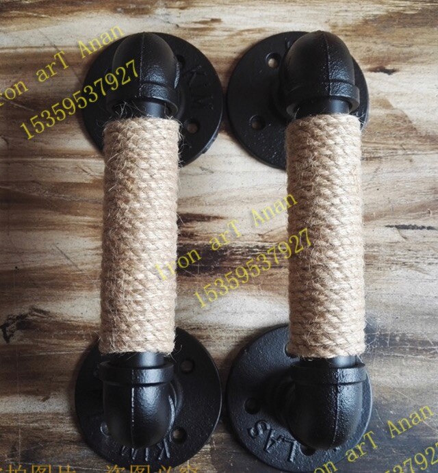 2Pieces/Lot L:250MM Industrial Style LOFT Hemp Rop... – Vicedeal